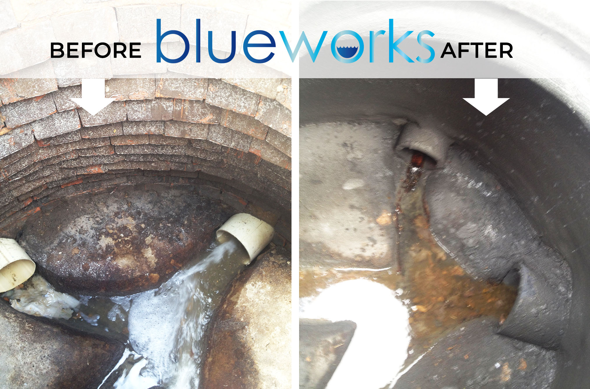 We quickly solve manhole water infiltration & exfiltration issues