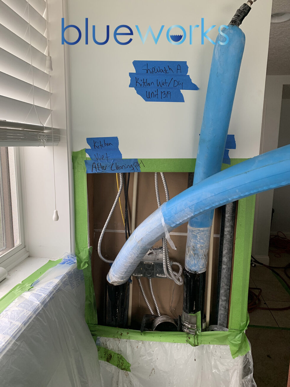 Vertical Stack Lining - Expert Trenchless Pipe Lining By Blue Works Company